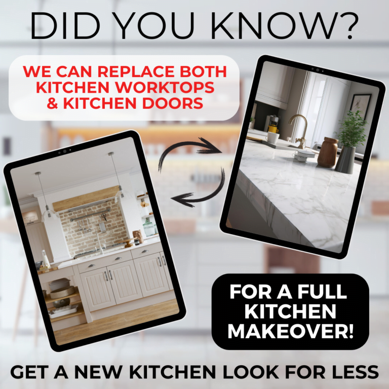 QuickTops | Quartz Worktop Overlay | Kitchen Worktops